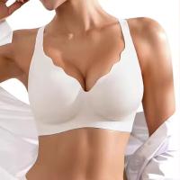 China OEM Logo Butter Soft Seamless Jelly Sports Bra For All day Freshness Even for sale
