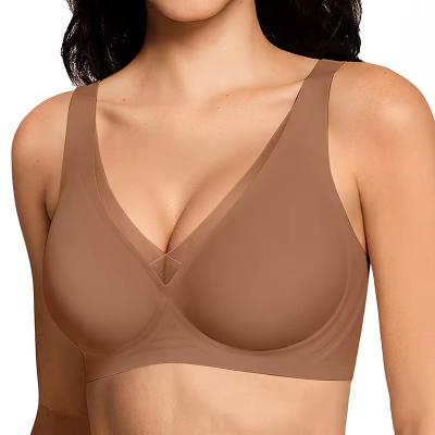 China Cool Breathable Knit Seamless Jelly Sports Bra For Wear All Day for sale