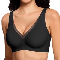 China Cool Breathable Knit Seamless Jelly Sports Bra For Wear All Day for sale