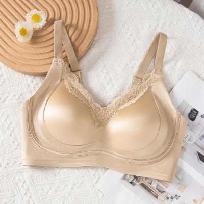 China Breathable Wireless Adjustable Strap seamless jelly sports bra For All Day Wear for sale