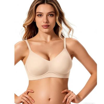 China Bare Comfy Stable Unshifting Seamless Jelly Sports Bra For Lounge Pilates for sale