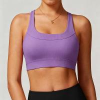 China Unnoticeable Flat Fresh Seamless Jelly Sports Bra For Layering Under Tees for sale