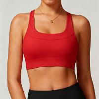 China Unnoticeable Flat Fresh Seamless Jelly Sports Bra For Layering Under Tees for sale