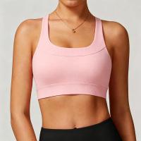 China Unnoticeable Flat Fresh Seamless Jelly Sports Bra For Layering Under Tees for sale