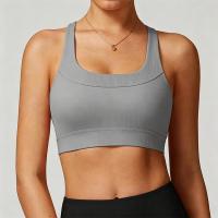 China Unnoticeable Flat Fresh Seamless Jelly Sports Bra For Layering Under Tees for sale