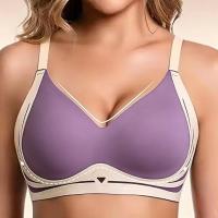 China Supportive Steady Invisible Seamless Jelly Sports Bra For Home Workouts for sale