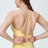 China Versatile Tough Breathable Seamless Jelly Sports Bra For Gym To Street for sale