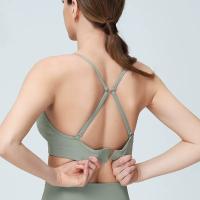 China Versatile Tough Breathable Seamless Jelly Sports Bra For Gym To Street for sale