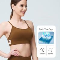 China Versatile Tough Breathable Seamless Jelly Sports Bra For Gym To Street for sale