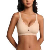 China Trendy Stealthy Versatile Seamless Jelly Sports Bra For Travel All - Day Wear for sale