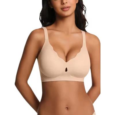 China Trendy Stealthy Versatile Seamless Jelly Sports Bra For Travel All - Day Wear for sale