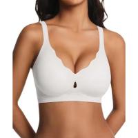 China Trendy Stealthy Versatile Seamless Jelly Sports Bra For Travel All - Day Wear for sale