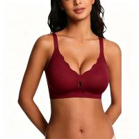 China Trendy Stealthy Versatile Seamless Jelly Sports Bra For Travel All - Day Wear for sale