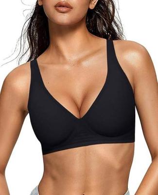 China Elastic Supportive Breathable Seamless Jelly Sports Bra For Yoga Home Workouts for sale