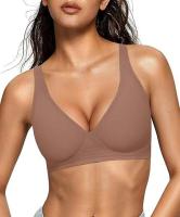 China Elastic Supportive Breathable Seamless Jelly Sports Bra For Yoga Home Workouts for sale