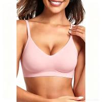 China Silky Soft Quick - Dry Seamless Jelly Sports Bra For Warm - Ups And Cool- Downs for sale