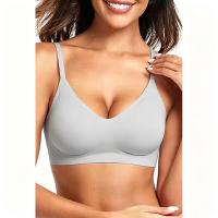China Silky Soft Quick - Dry Seamless Jelly Sports Bra For Warm - Ups And Cool- Downs for sale