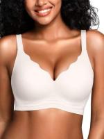 China Versatile Breathable Supportive Seamless Jelly Sports Bra For Lounge for sale