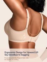 China Versatile Breathable Supportive Seamless Jelly Sports Bra For Lounge for sale
