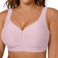 China Translucent Understated Refreshing Seamless Jelly Sports Bra For Work Commute for sale