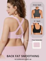 China Translucent Understated Refreshing Seamless Jelly Sports Bra For Work Commute for sale