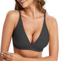 China Stable Breathable Stretchy Seamless Jelly Sports Bra For Home Workouts for sale