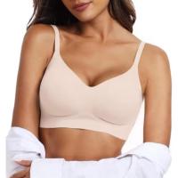 China Smooth Flexible Versatile Seamless Jelly Sports Bra For Daily Wear for sale