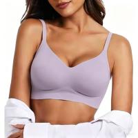 China Smooth Flexible Versatile Seamless Jelly Sports Bra For Daily Wear for sale