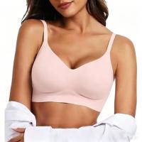 China Smooth Flexible Versatile Seamless Jelly Sports Bra For Daily Wear for sale