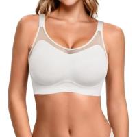 China Supportive Invisible Understated Seamless Jelly Sports Bra For Layering for sale