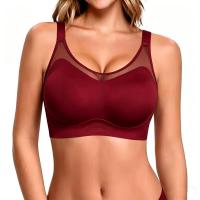 China Supportive Invisible Understated Seamless Jelly Sports Bra For Layering for sale