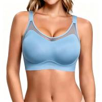 China Supportive Invisible Understated Seamless Jelly Sports Bra For Layering for sale