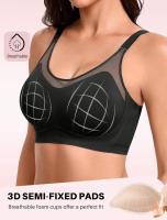 China Supportive Invisible Understated Seamless Jelly Sports Bra For Layering for sale
