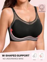 China Supportive Invisible Understated Seamless Jelly Sports Bra For Layering for sale