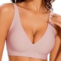 China Invisible Stylish Supportive Seamless Jelly Sports Bra For Daily Wear for sale