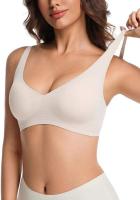 China Durable Discreet Breathable Seamless Jelly Sports Bra For Daily Wear for sale