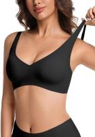 China Durable Discreet Breathable Seamless Jelly Sports Bra For Daily Wear for sale