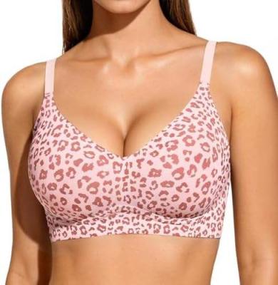 China Tough Quick - Dry Supportive Seamless Jelly Sports Bra  For Gym Strength Training for sale