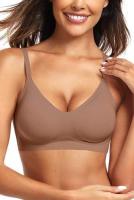 China Tough Quick - Dry Supportive Seamless Jelly Sports Bra  For Gym Strength Training for sale