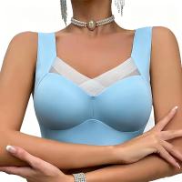 China Shaping Stretchy Translucent Seamless Jelly Sports Bra For All Day Wear for sale