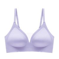 China Firm Moisture Wicking Stretchy Seamless Jelly Sports Bra For Hot Yoga for sale