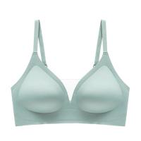 China Firm Moisture Wicking Stretchy Seamless Jelly Sports Bra For Hot Yoga for sale