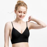 China Supportive Uplifted Unnoticeable Seamless Jelly Sports Bra For Daily Wear for sale