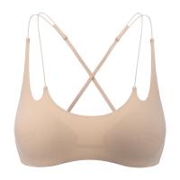 China Quick Dry Elastic Stable Seamless Jelly Sports Bra For All - Day Wear for sale