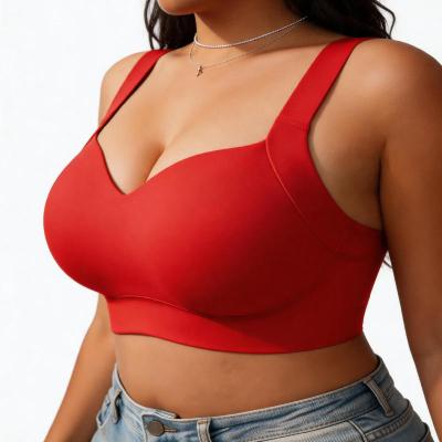 China Fitted Stable Weightless Cozy Seamless Jelly Sports Bra For Lounge Sleep for sale