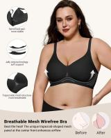 China Tough Undetectable Translucent Seamless Jelly Sports Bra For All - Day Wear for sale