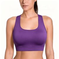 China Versatile Lasting Breathable Seamless Jelly Sports Bra For Commute Under Tees for sale