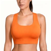 China Versatile Lasting Breathable Seamless Jelly Sports Bra For Commute Under Tees for sale