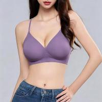China Featherlight Unshifting Breathable Seamless Jelly Sports Bra For Daily Wear for sale