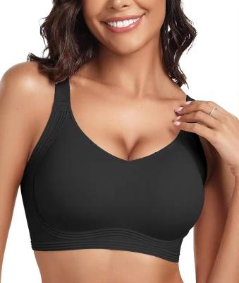 China Breathable Firm Featherlight Wireless Jelly Strip Bra For Everyday for sale